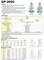 Pressure Reducing Valve, YOSHITAKE GP-2000 - KC Mahanakorn Co.,Ltd.